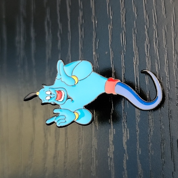 Disney | Accessories | Disneys Aladdin Genie Enamel Pin | Poshmark